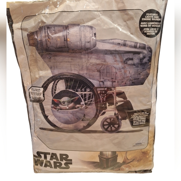 Disney | Holiday | Disney Parks Stars Wars Mandalorian Grogu Wheelchair ...